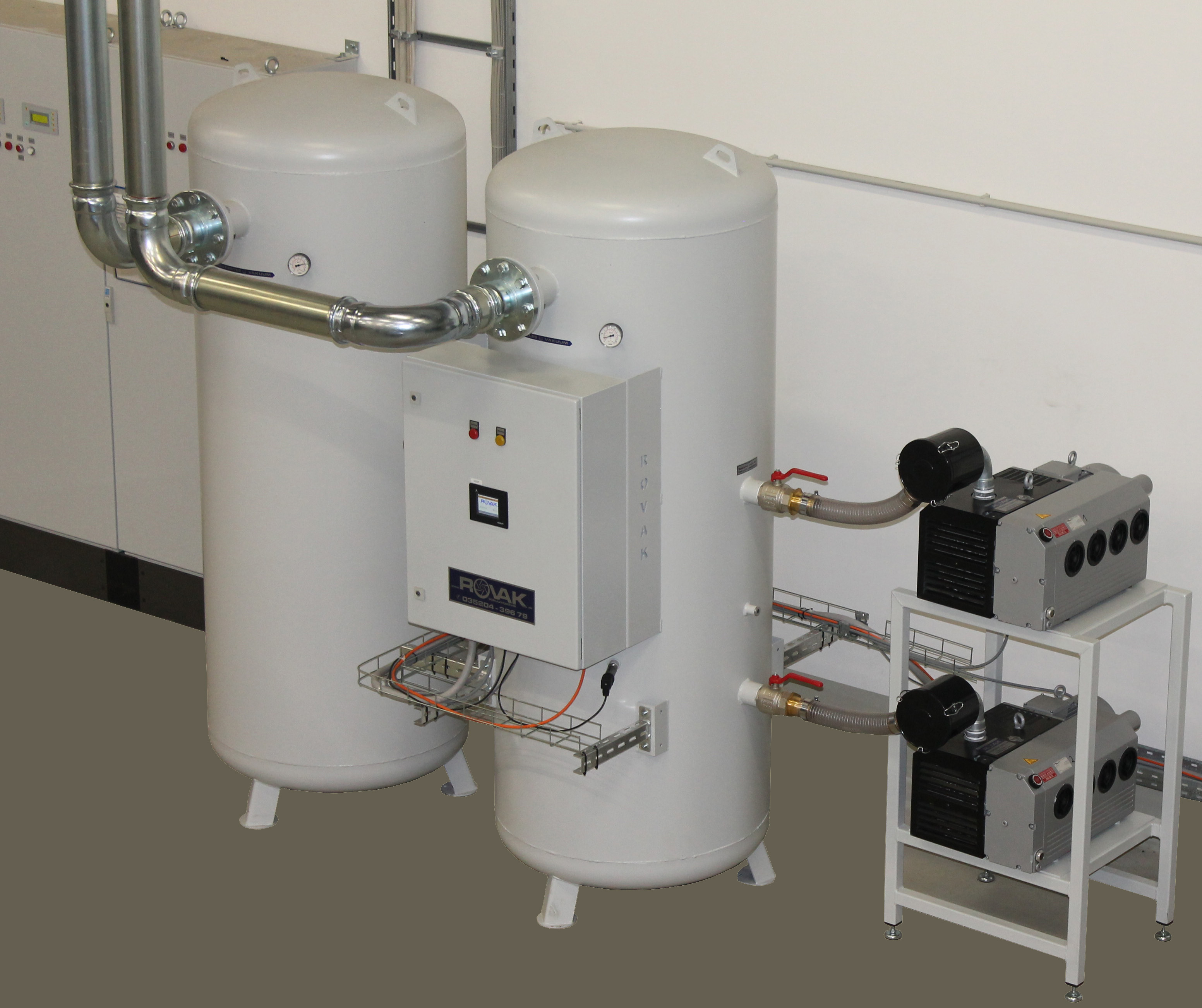 Vakuumpumpstand mit Kessel | Rovak Onlineshop